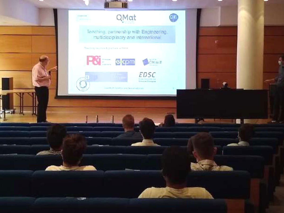 QMat welcome day 2023 - ITI QMat - Sciences quantiques et nanomatériaux - Université de Strasbourg